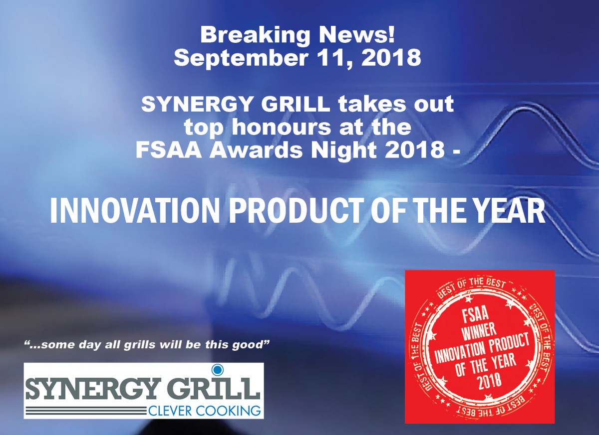 Food Service Machinery – SYNERGY GRILL takes out the PRODUCT INNOVATION ...